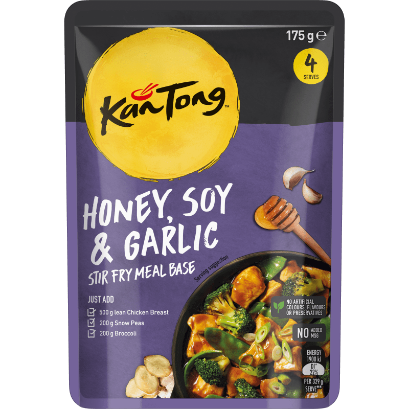 Kan Tong Honey Soy & Garlic Stir Fry Meal Base Pouch 175g